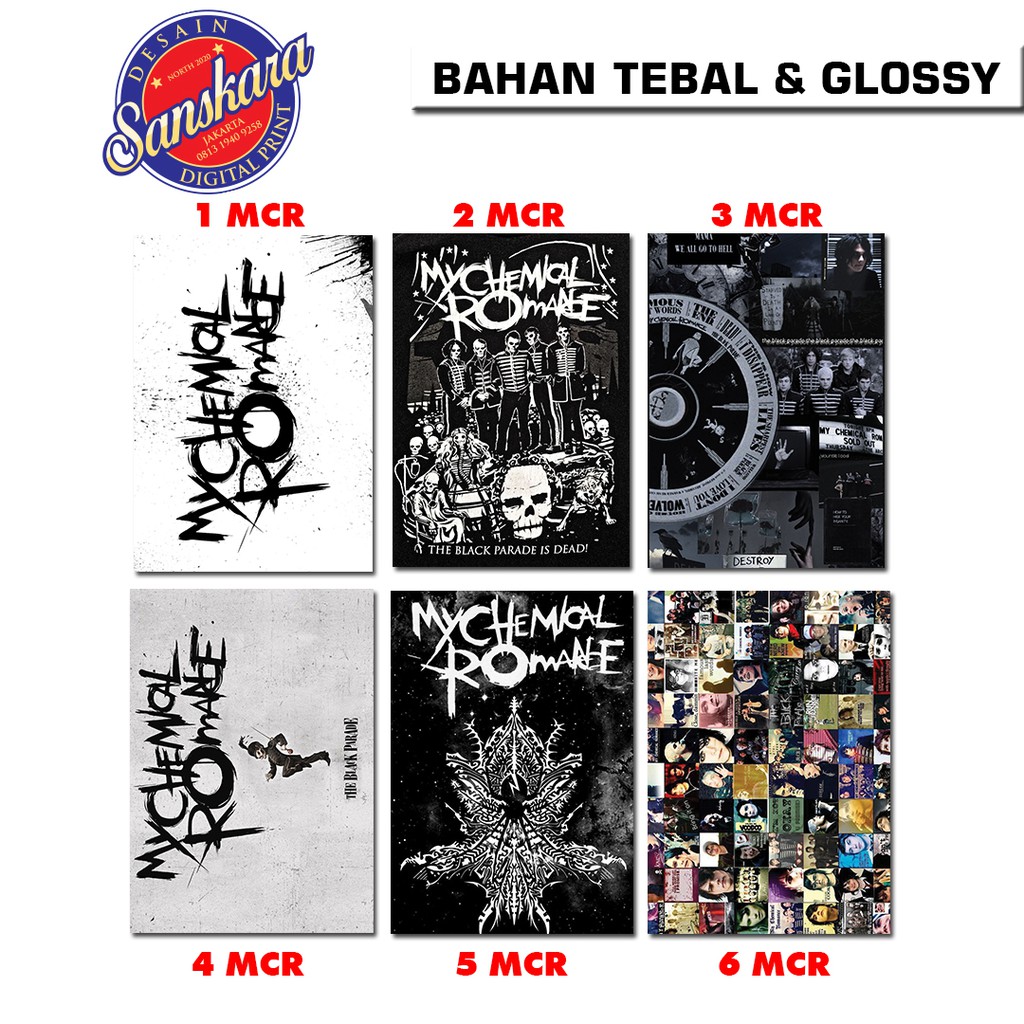 My CHEMICAL ROMANCE Poster MCR | Shopee Malaysia