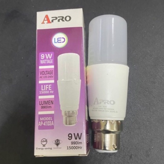 Apro LED Stick Tube 9W BC B22 Bulb (Daylight) | Shopee Malaysia