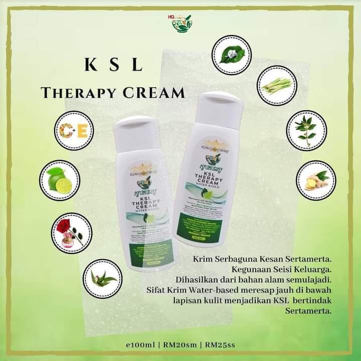 Cream🔥KSL Therapy Cream🔥Viral🔥 | Shopee Malaysia