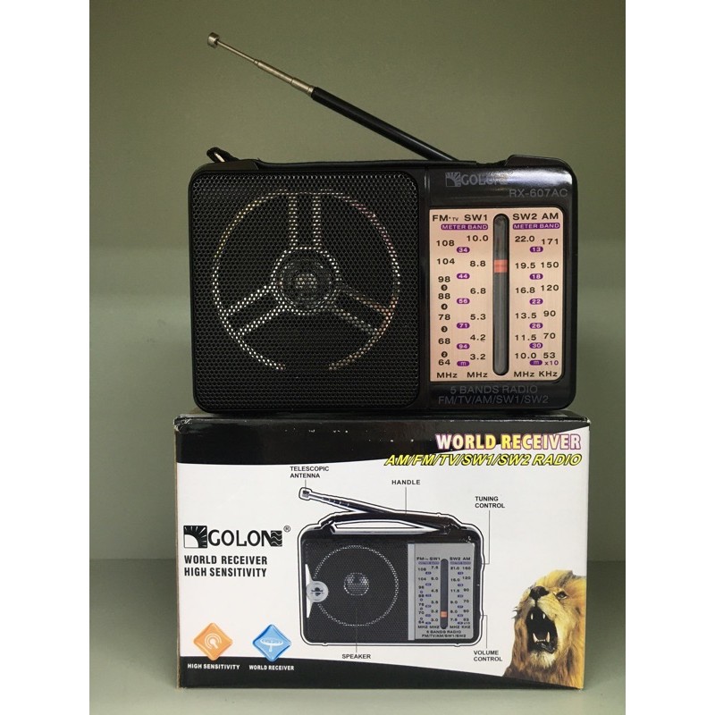 Golon RX-607AC Classic Portable Mini Radio | Shopee Malaysia