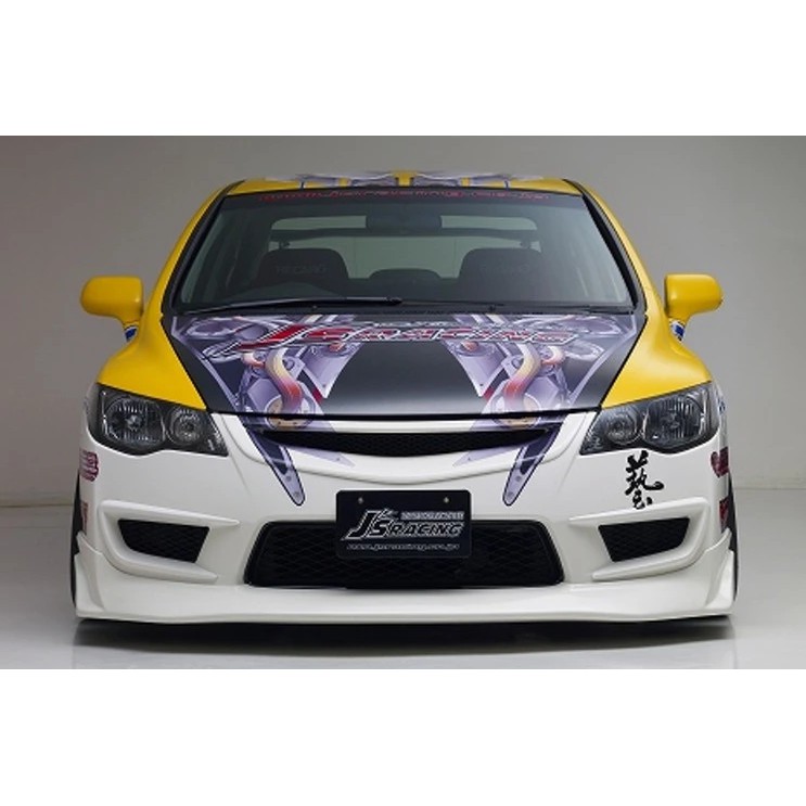J'S RACING FRONT BUMPER TYPE-S FRP FOR HONDA CIVIC FD2 K20A, 42% OFF