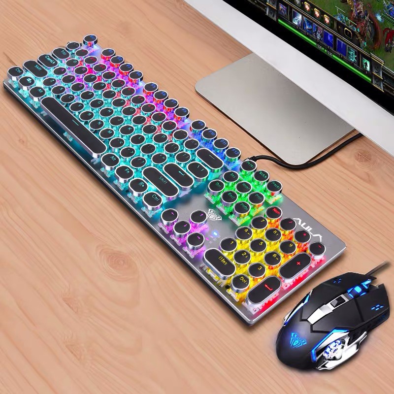 AULA S2016/ F2068 Combo mechanical keyboard and S20 gaming mouse 104 ...