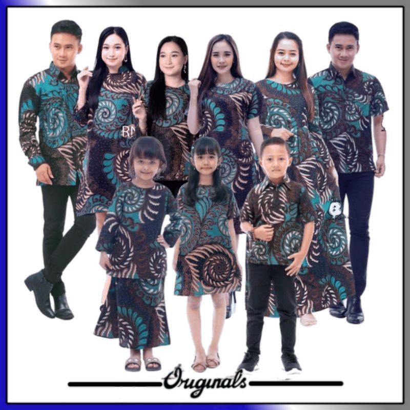 Family BATIK COUPLE || Couple Suits BATIK Father Mother Daughter Boy ...
