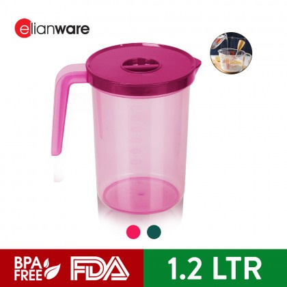 E-873) EDISI RAYA Elianware BPA Free Refrigerator Water Jug with Handle ...