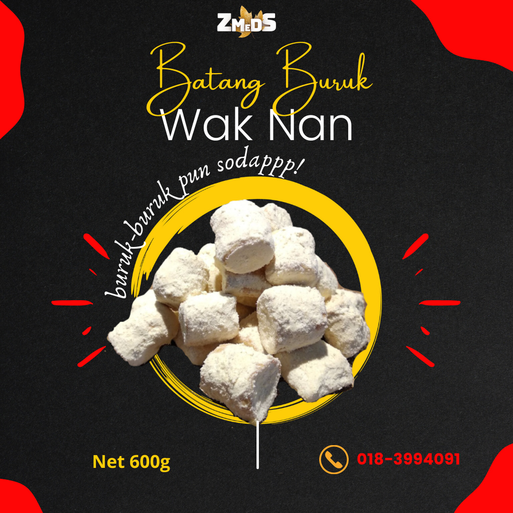 Kuih Batang Buruk home made from Perak | Shopee Malaysia