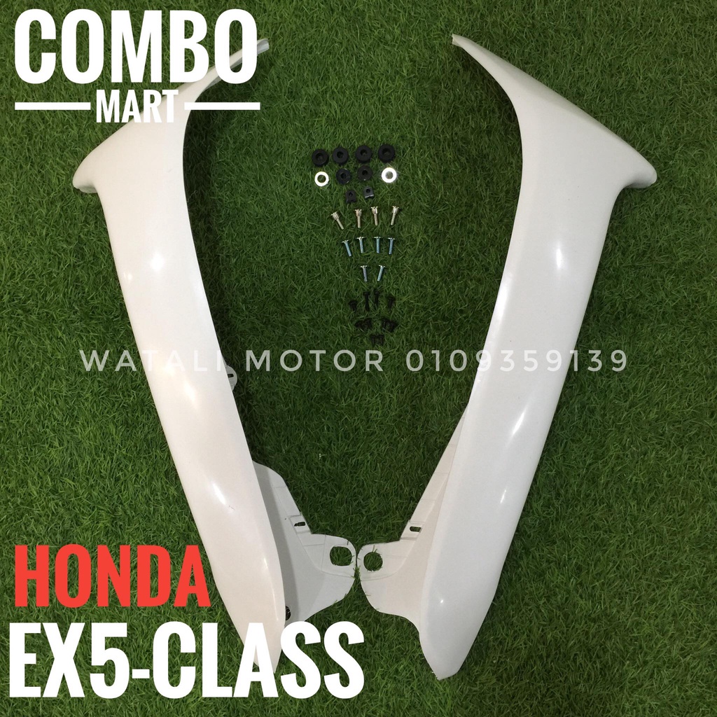 HONDA EX5-CLASS EX5-C COMBO SET WHITE BOARD KEPOK LEGSHIELD SAYAP WING ...