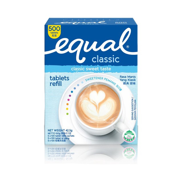 EQUAL CLASSIC TABLETS 100'S | 300'S | 500'S (EXP 2025) | Shopee Malaysia