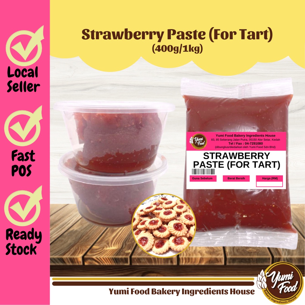 [READY STOCK] HALAL Jem Strawberry & Blueberry for Tart 400g 1kg ...