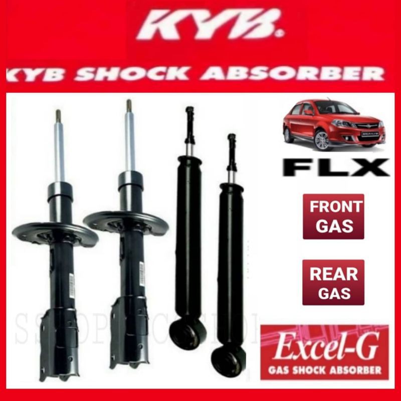 KYB PROTON SAGA VVT 2016 , FLX ABSORBER FRONT AND REAR 1SET=4PCS KYB ...