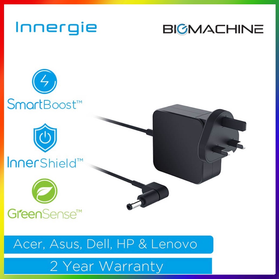Innergie 65W Universal Laptop Adapter (HP / Acer / Dell / Asus / Lenovo ...