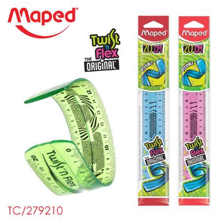 Maped Rollable Jelly Ruler Bendable 20cm twist | Shopee Malaysia