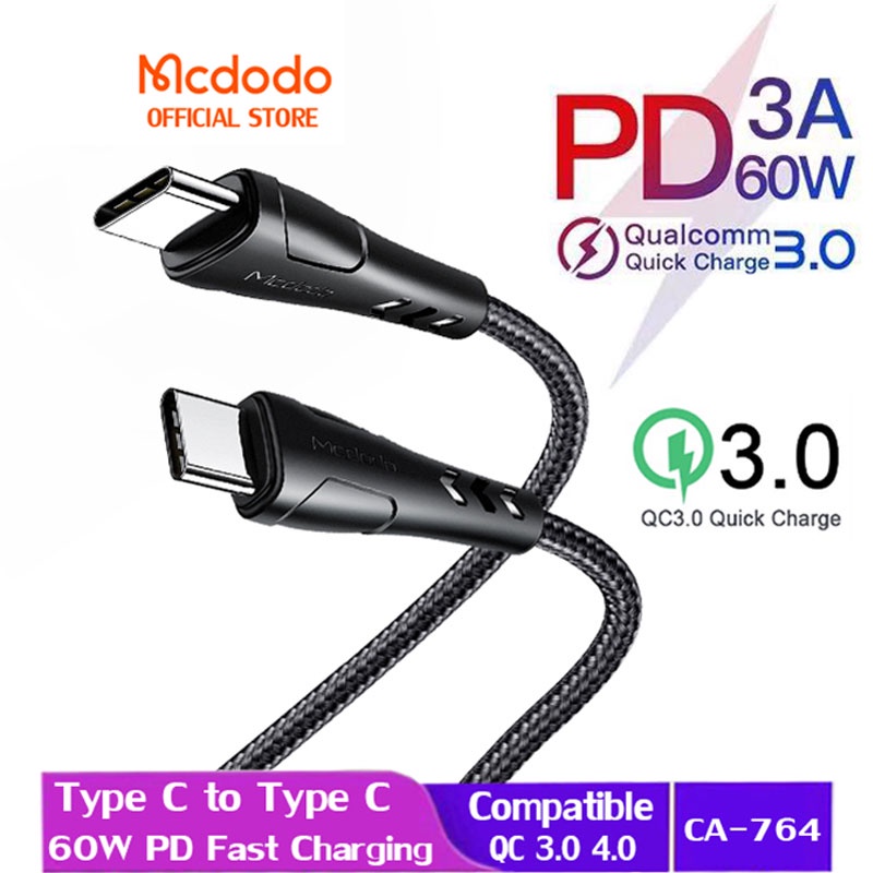 Mcdodo 60W USB Cable Type C To Type C Fast Charger for Samsung Xiaomi ...