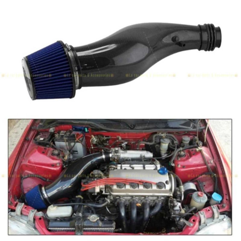 Open Pod Air Filter Intake Piping Honda Civic EK EG Sr4 So4 92 96 99 ...