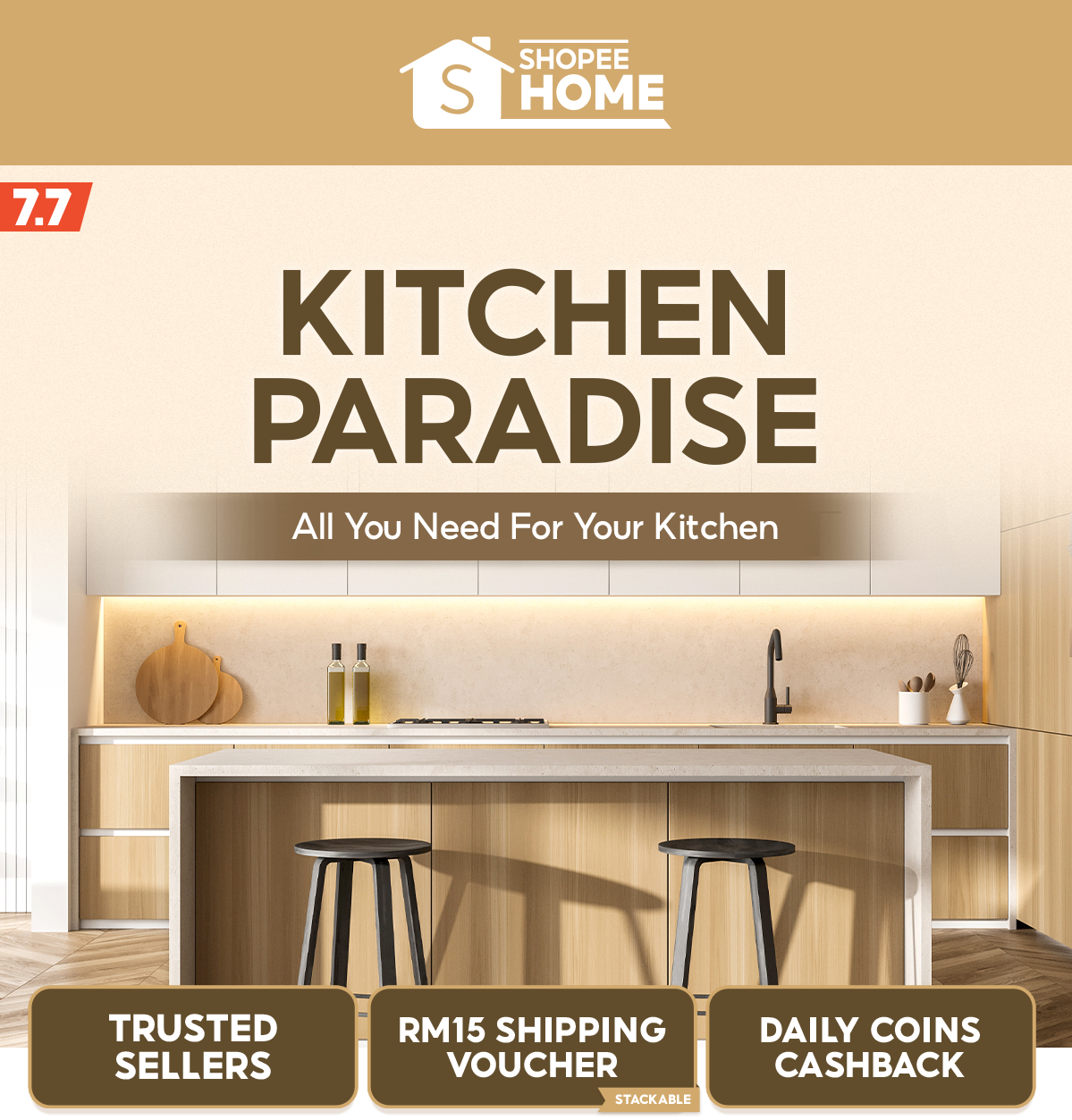 Shopee Home 2022 | RM15 Free Shipping + Trusted Sellers