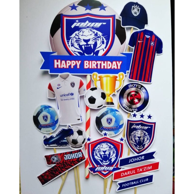 JDT Cake Topper Birthday | Shopee Malaysia