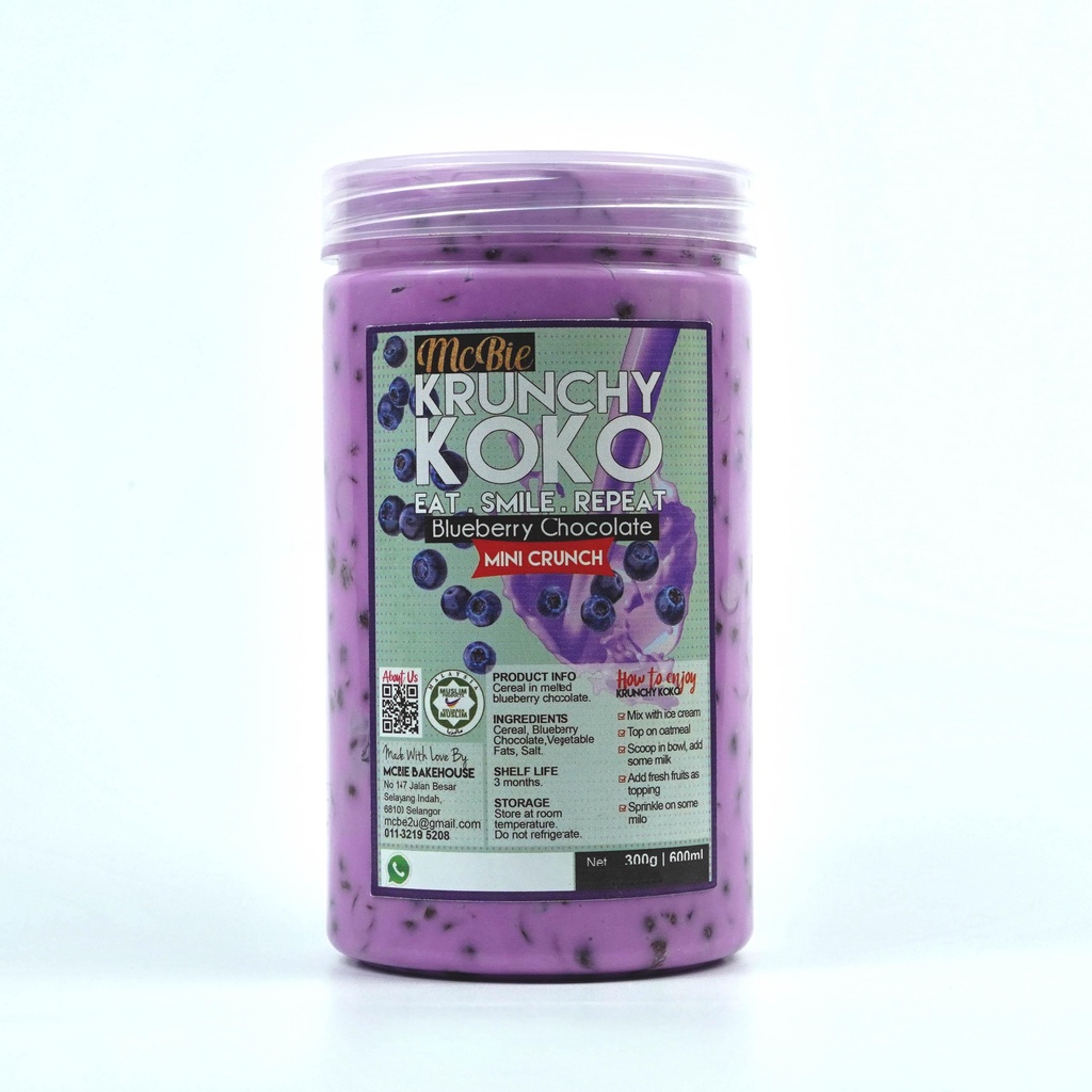 600ml Choco Jar Blueberry Chocolate | Shopee Malaysia