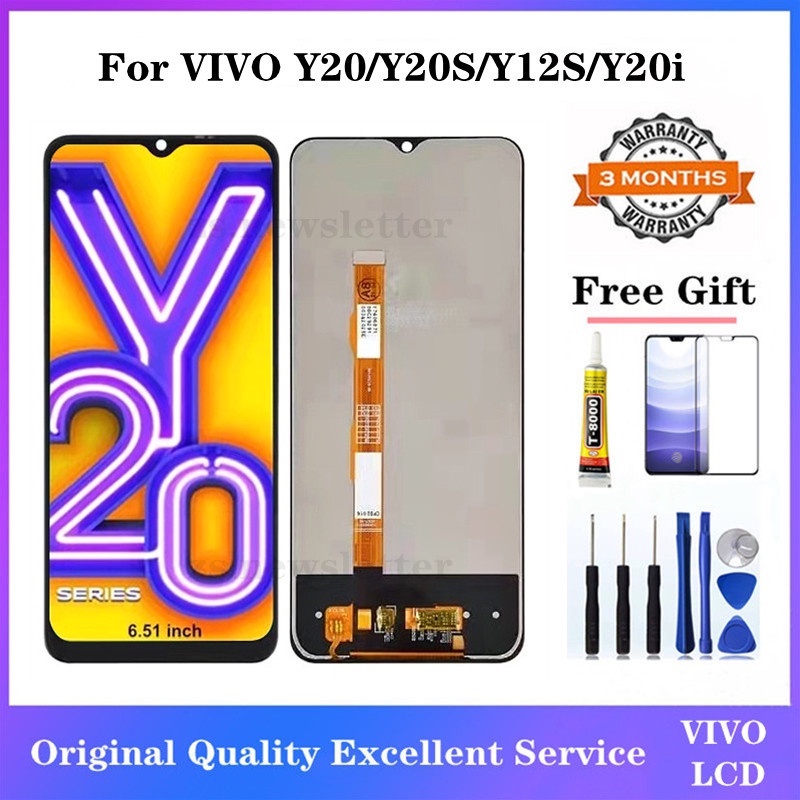 For LCD VIVO Y12S Y20 Y20S Y20i V2043 Original Touch Screen For lcd ...