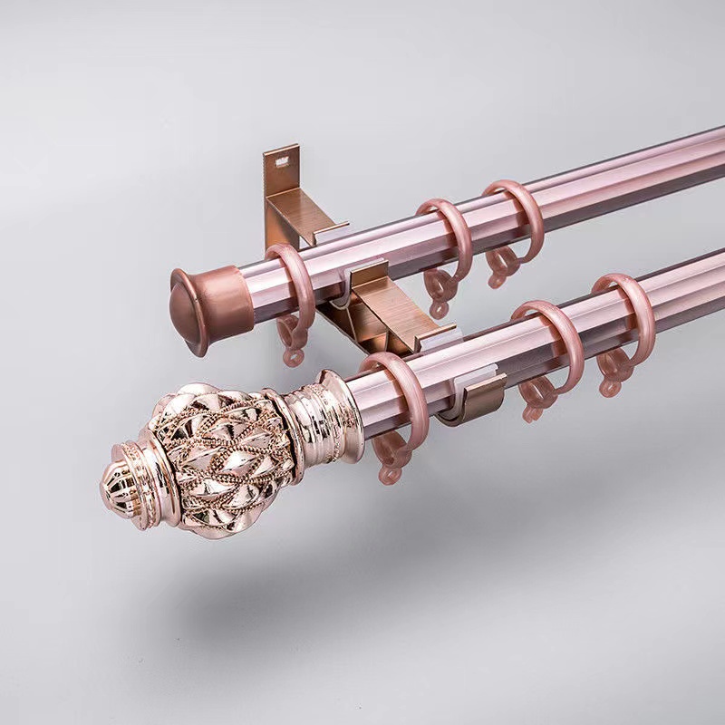 3m Single & Double Rod Width Extra Thick 1 for 2 Uses Curtain Rod ...