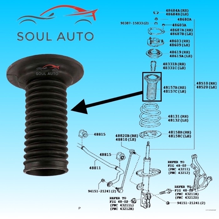 Toyota Estima ACR50 Alphard Vellfire ANH20 AGH30 Prius ZVW30 Front ...