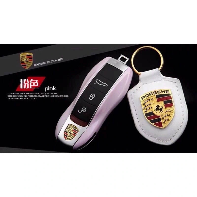 Key Covers Dedicated to Porsche car key case modified buckle Macan ...