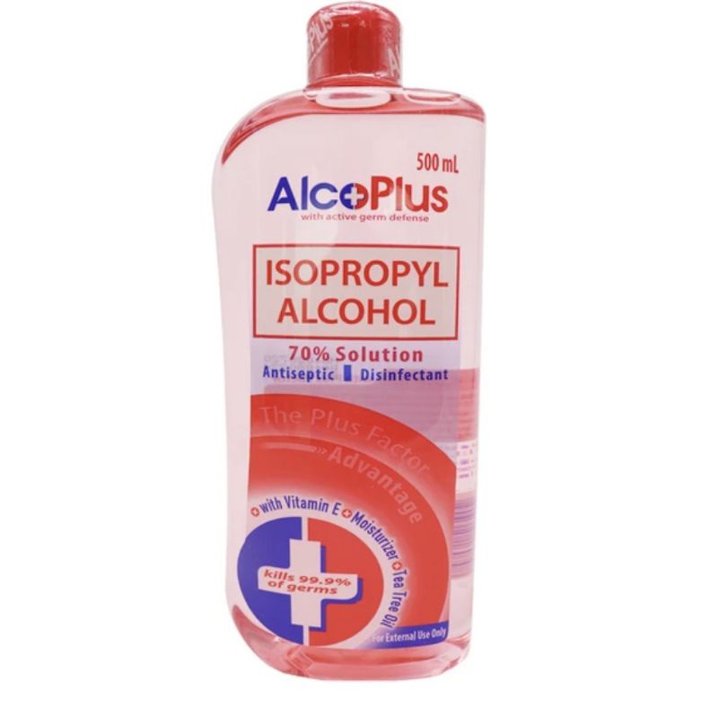 ALCOPLUS ISOPROPYL AND ETHYL ALCOHOL 70% 500ML | Shopee Malaysia
