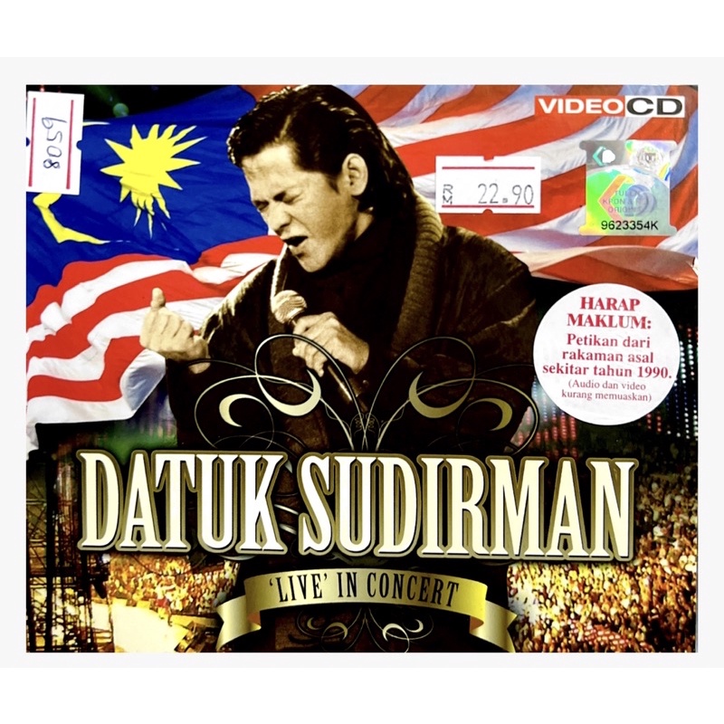 Dato Sudirman Live in Concert 🎵 2 VCD Original | Shopee Malaysia