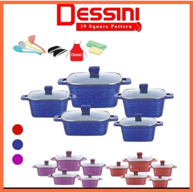 DESSINI Set Periuk Berwarna🔥🔥 | Shopee Malaysia