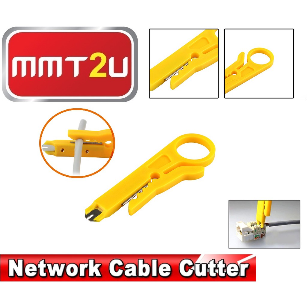 IT WAY MINI RJ45 UTP/STP NETWORK CABLE CUTTER STRIPPER PLIER WIRE HAND ...