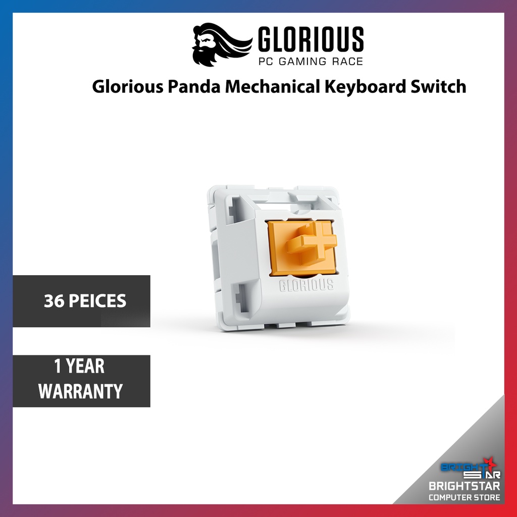 GLORIOUS PANDA™ MECHANICAL SWITCHES 36 PIECES | Shopee Malaysia