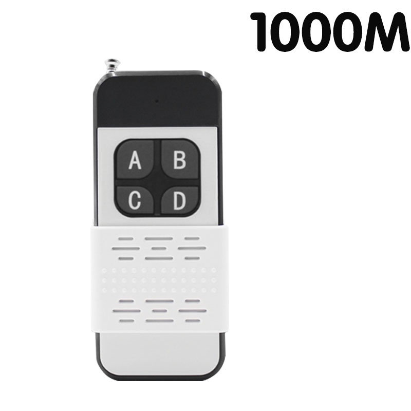 433Mhz Wireless Remote Control 1/2/4 Buttons 1527 Learning Code 1000M ...