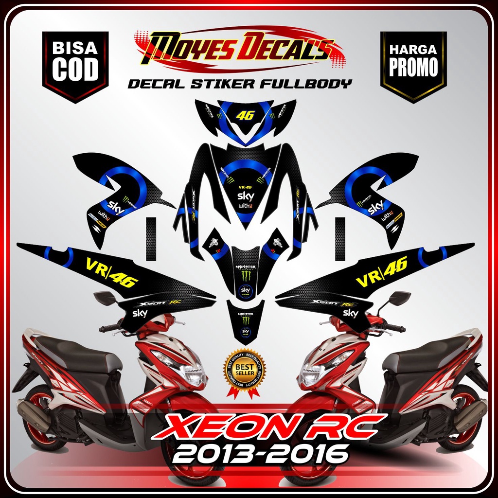 Sticker Decal Xeon RC Carburetor Full Body SKY VR-46 - Spec C | Shopee ...