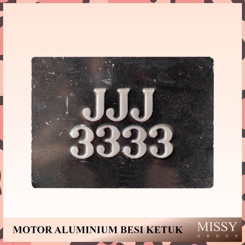 PLATE BESI MOTOR KETUK/ BESI MOTOR NUMBER/ NO PLATE MOTOR/ Y16ZR EX5 ...