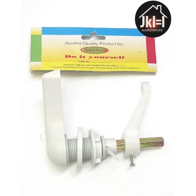 Wiraplas【low High】 Level Cistern Handle Heavy Duty Steel Flush Handle