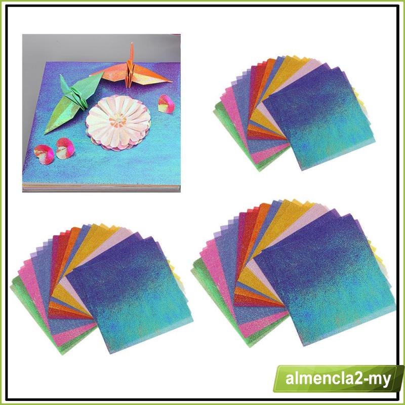 [AlmenclafdMY] 50x Pearl Colored Paper Shining Paper DIY Paper Crafts ...