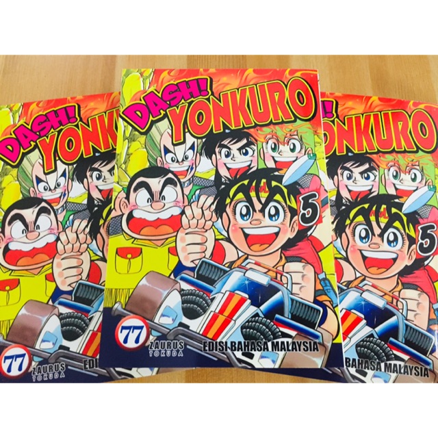 TAMIYA Original Mini 4WD Dash Yonkuro Comic Manga Volume 5 (Bahasa ...