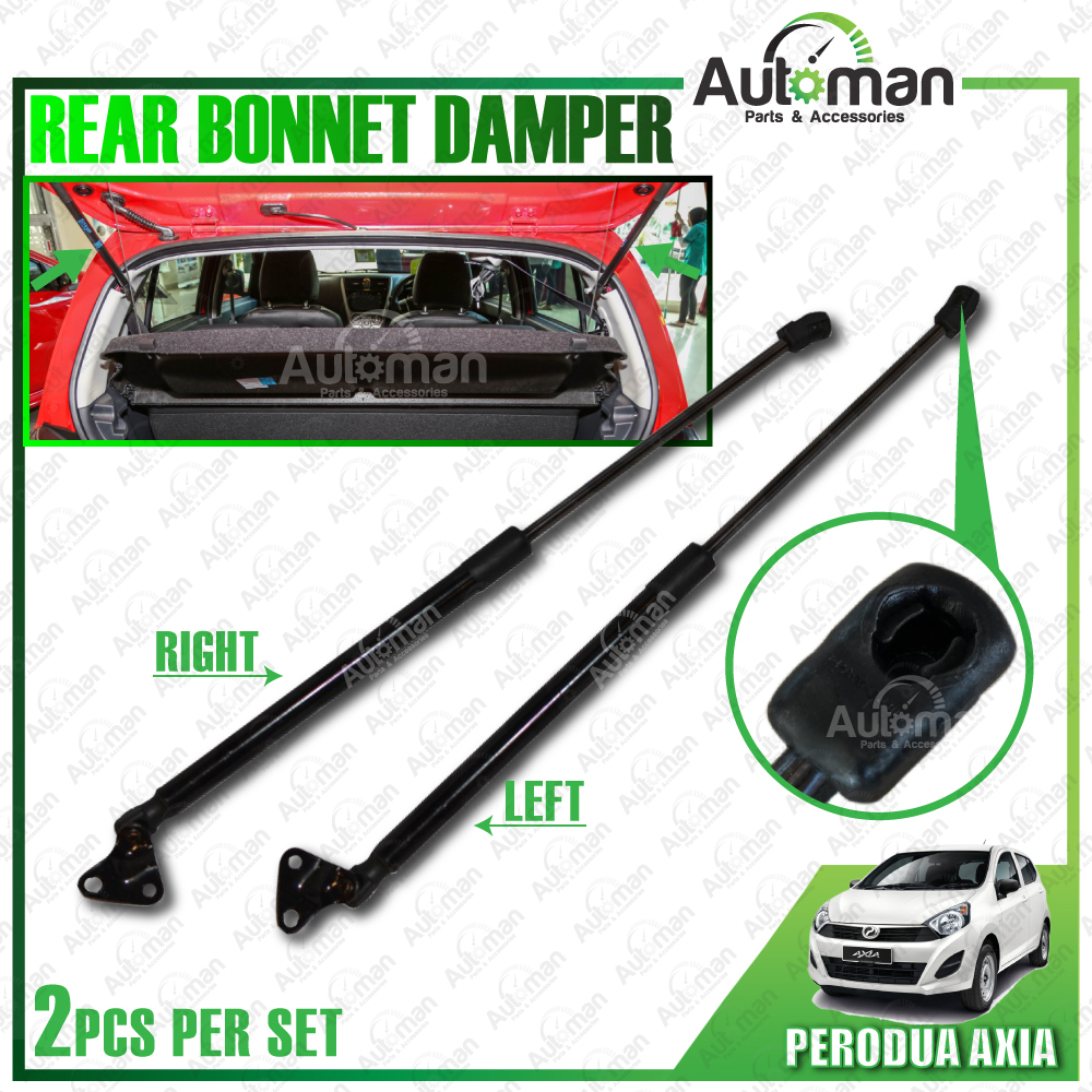 Perodua Axia Rear Bonnet Hood Absorber Damper Gas Lifter | Shopee Malaysia