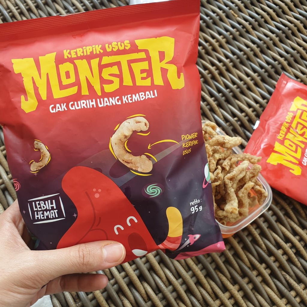 Monster Intestine Chips Chicken Intestine Chips All Flavors 95gr ...