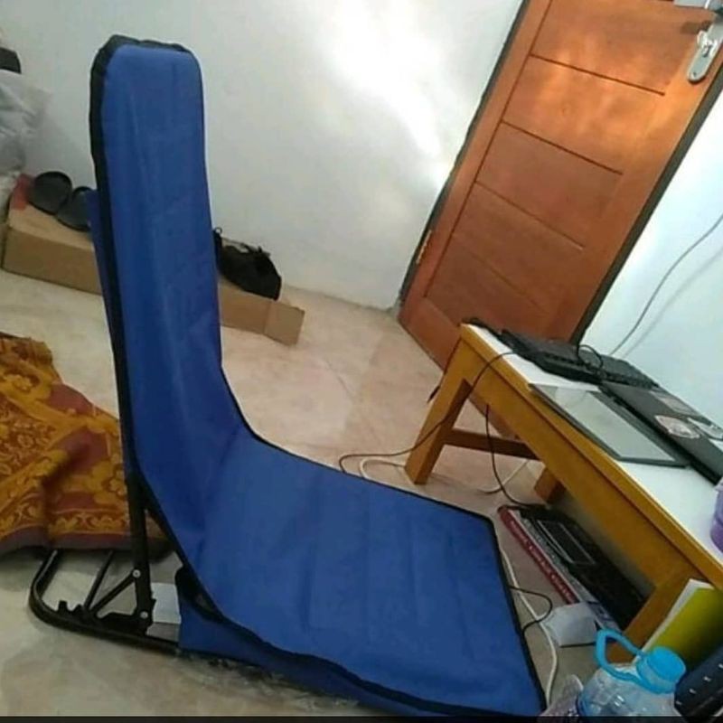 Folding Chair Multifunctional Lesehan Chair Floor Chair Backrest Gaming ...