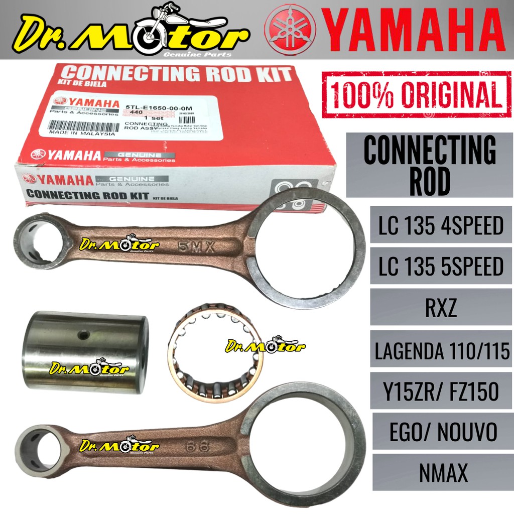 100% Original Yamaha CON ROD CONNECTING CONROD RXZ Y125Z LC135 Lagenda ...
