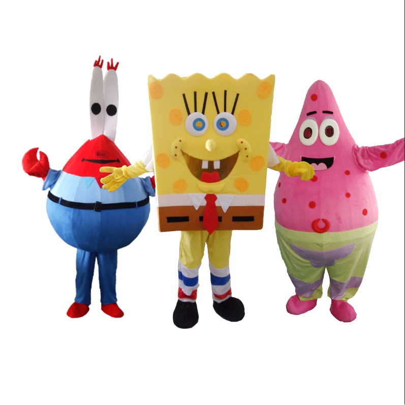 Pai Daxing Spongebob Squarepants Adult Mascot Costume Cosplay Fancy ...