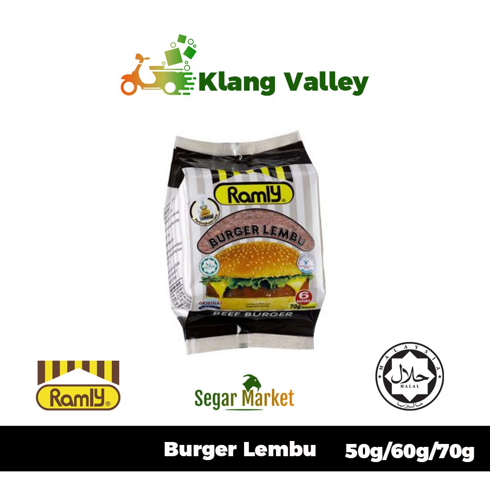 Original Burger Daging Ramly / Ramly Beef Burger - 300g/360g/420g ...