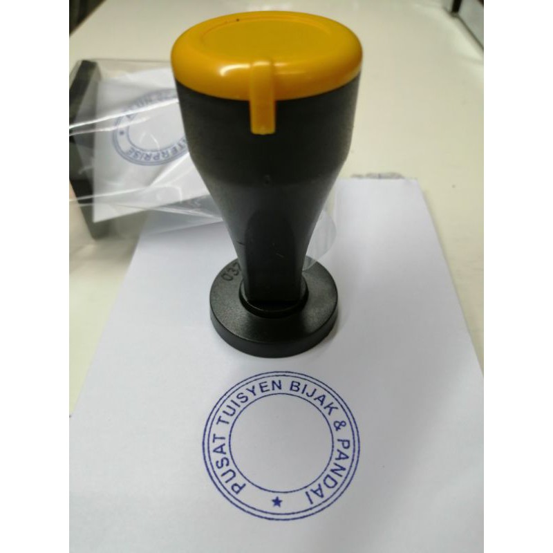 Rubber stamp Round - cop bulat / cop company(WITH OUT INK) Sabah /Sarawak Cod | Shopee Malaysia