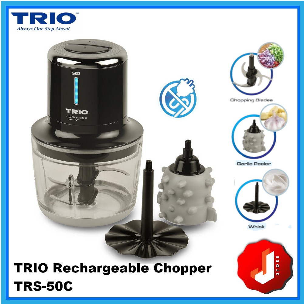 Trio Rechargeable Cordless Chopper TRS-50C TRS50C | Shopee Malaysia