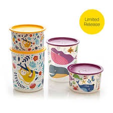 🎉SALES 🎉Tupperware Nature Canister (4pcs in a set) | Shopee Malaysia