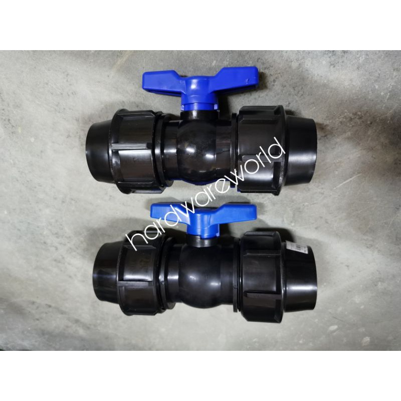 [50mm - 63mm] Compact ball valve for Poly Pipe HDPE Stop Cock Tap ...