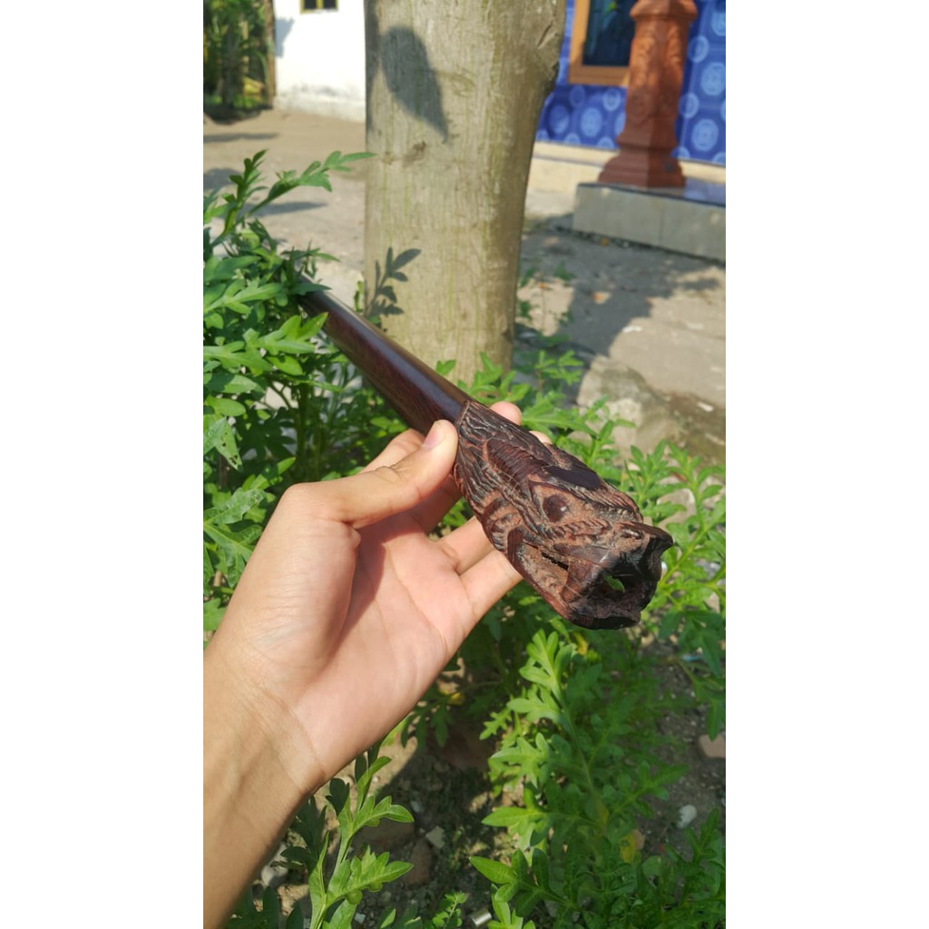 Carved Commando Stick / Command Stick / Commando Dragon Carved Of The ...