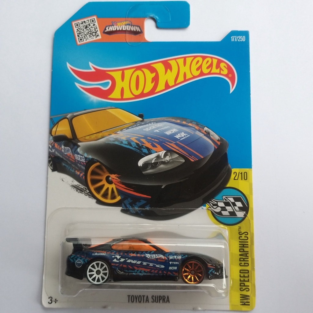 Hot Wheels Toyota Supra | HW SPEED GRAPHICS | Black | 1:64 Scale | JDM ...