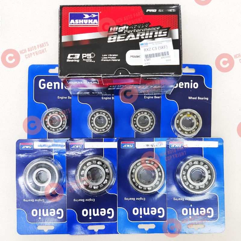 SKF ENGINE BEARING SET - YAMAHA - Y15ZR/ Y16/ FZ 150/ Y110/ Y125 Z / LC ...