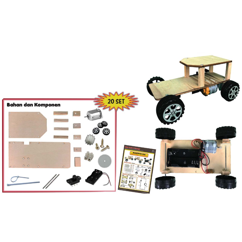 Penghasilan Projek RBT - Model Kereta Jeep 20's | Shopee Malaysia
