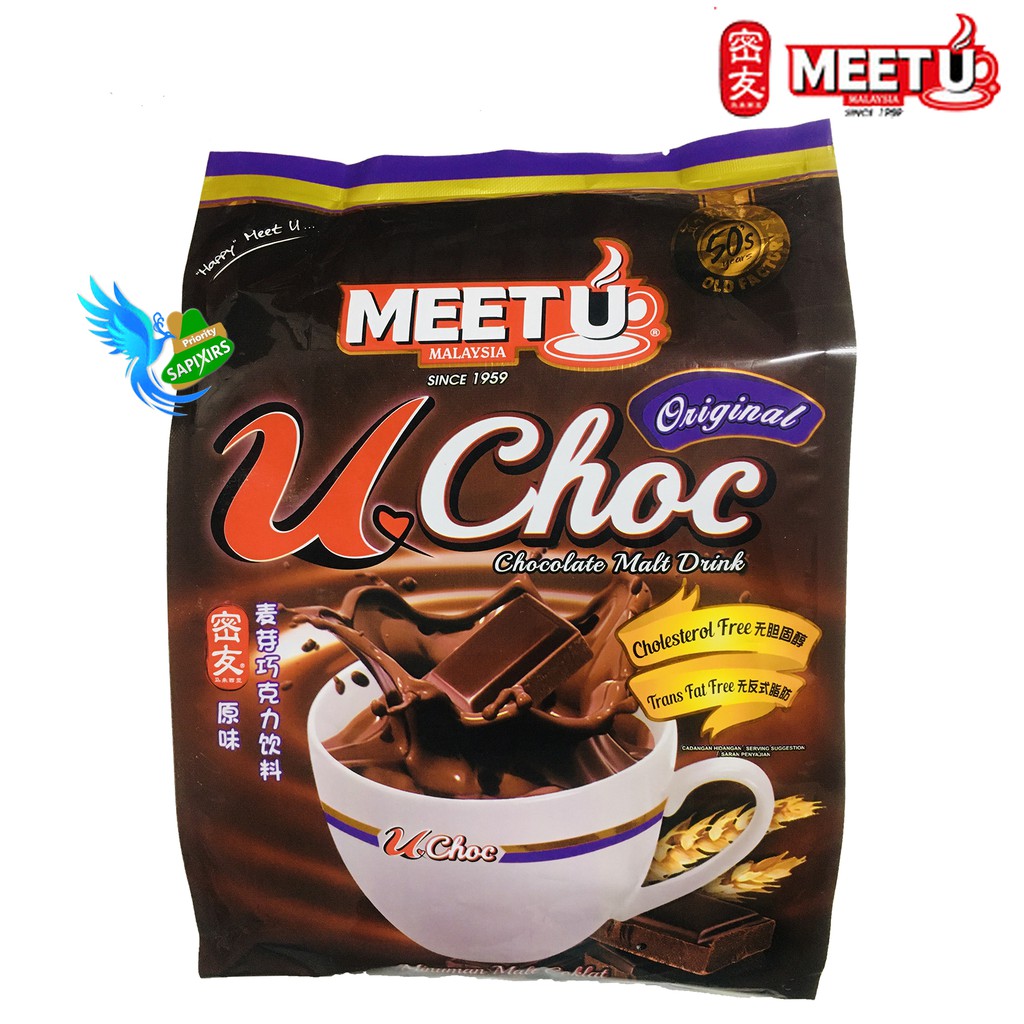 MEETU - U Choc Original Chocolate Malt Drink | Minuman Malt Coklat MeetU | 密友原味麦芽巧克力饮料 | MEET U ...